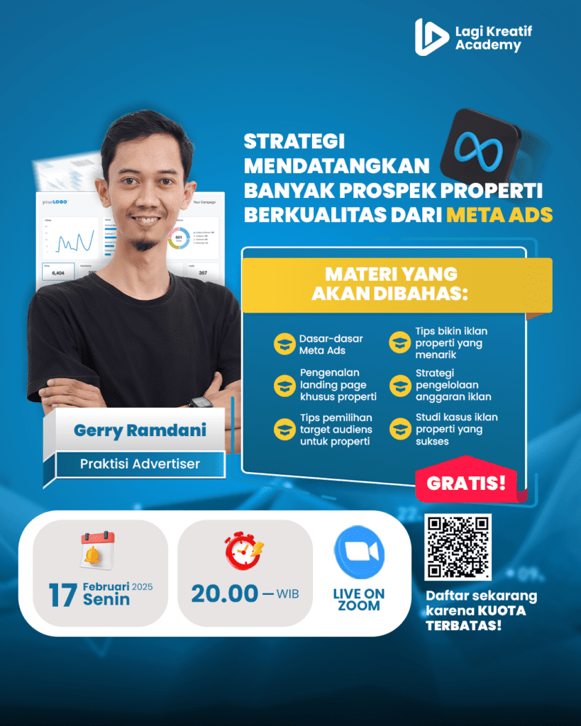 Webinar Strategi Menarik Prospek Properti - Lagi Kreatif Academy
